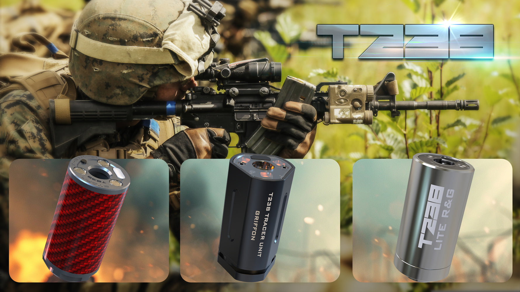 T238 Upgrade your Airsoft guns, Nerf & Gel blaster.